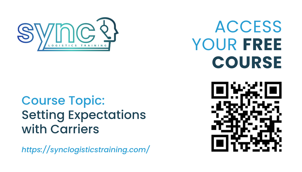 Sync Logistics Training - Free Course
